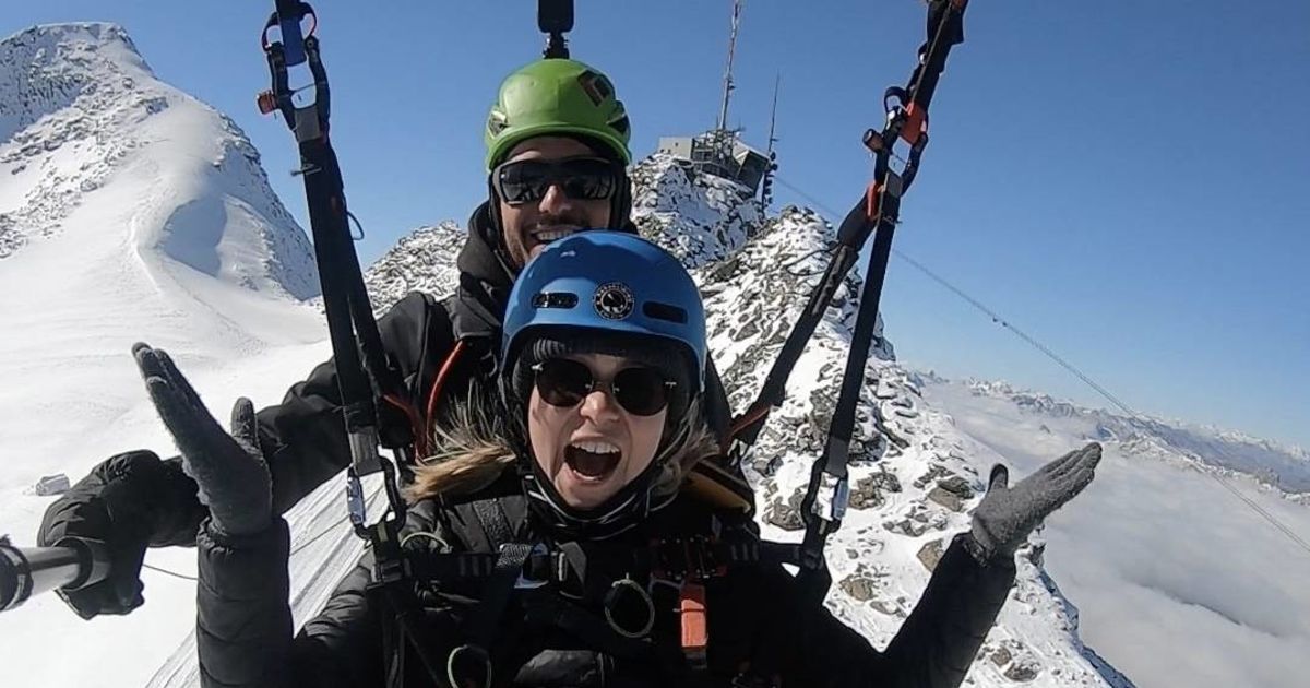 Engadin Flug Gleitschirm | Engadin und St. Moritz, Schweiz