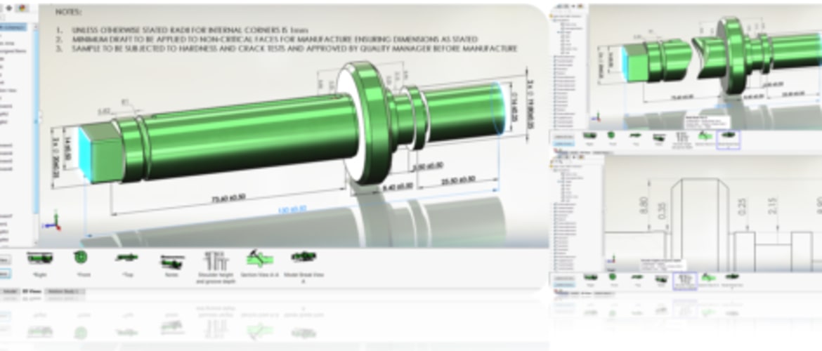How to Present the MBD Data of a Shaft - Engineers Rule
