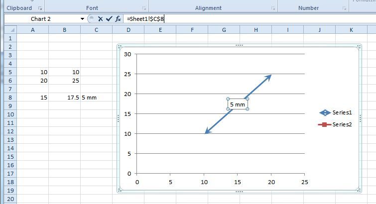 excel charts with scalable arrows - -Engineering spreadsheets - Eng-Tips