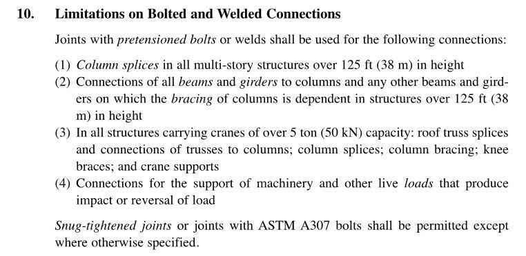 Bearing and Slip Critical Connections..... | Eng-Tips