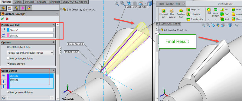 Swept Tool Related to problem... | Eng-Tips