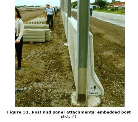 Steel Post Embedded in Drilled Shat | Eng-Tips