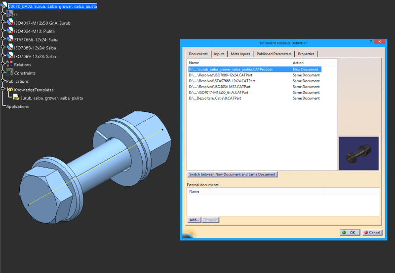 How to define inputs for a product template - DASSAULT: CATIA products ...