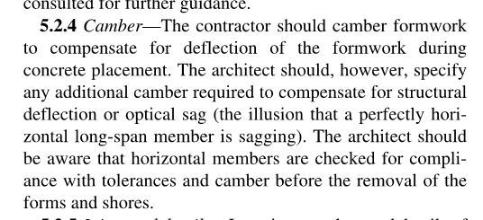 Is it practical to precamber reinforced concrete slabs? | Eng-Tips
