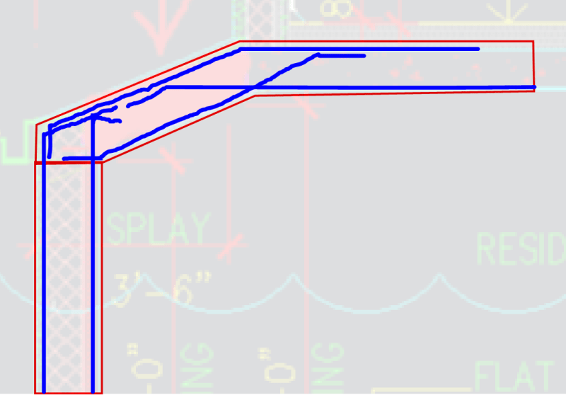 Sloped concrete flat slab roof horizontal thrust | Eng-Tips