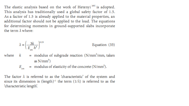 Design slab on grade according to TR34 | Eng-Tips