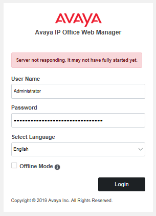 Server not responding. It may not have fully started yet. | Tek-Tips