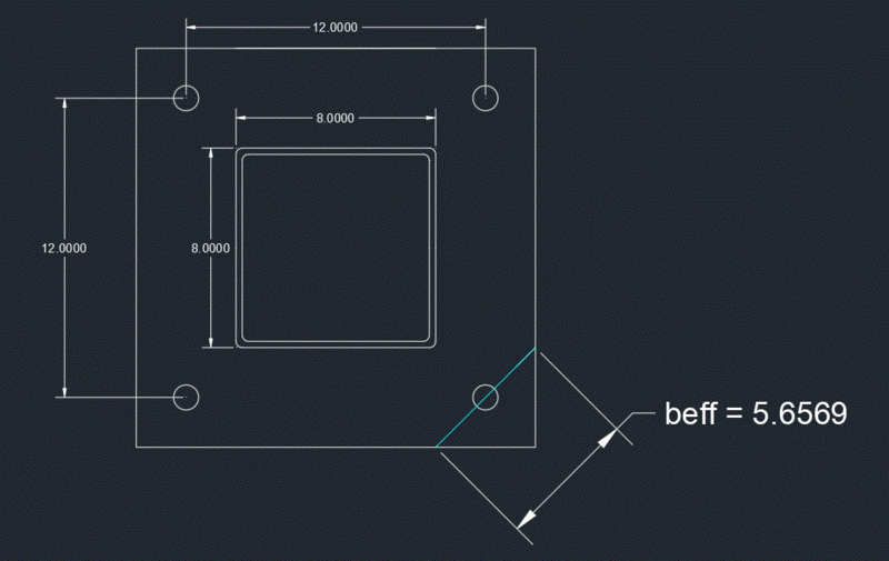ASCE 113 Base Plate Design - Calculating effective length of bend line ...