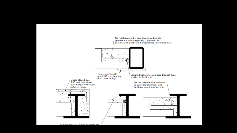 Control of torsion in Hollow core supporting edge steel girder ...