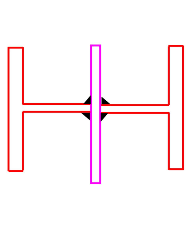 Slotted connection in wide flange web | Eng-Tips