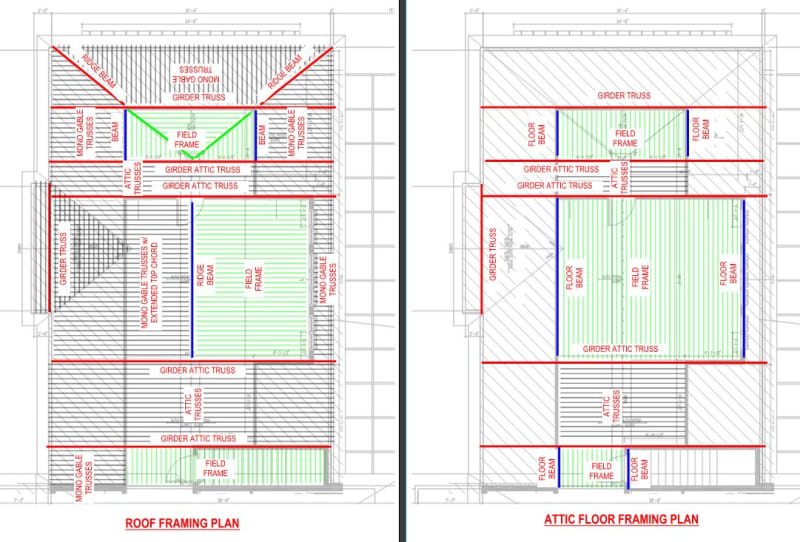 Roof Beams Floor Plan - The Best Picture Of Beam