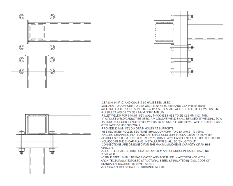 HSS column to HSS beam moment connection | Eng-Tips