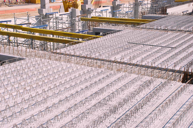 Flat slab formed by precast slab | Eng-Tips