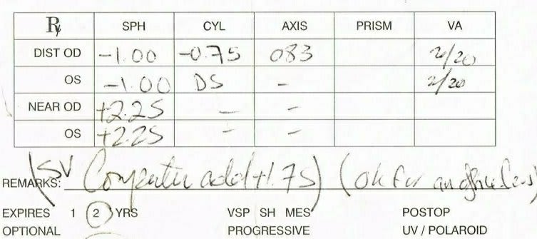 Eyeglass prescriptions - Engineers with Hobbies - Eng-Tips