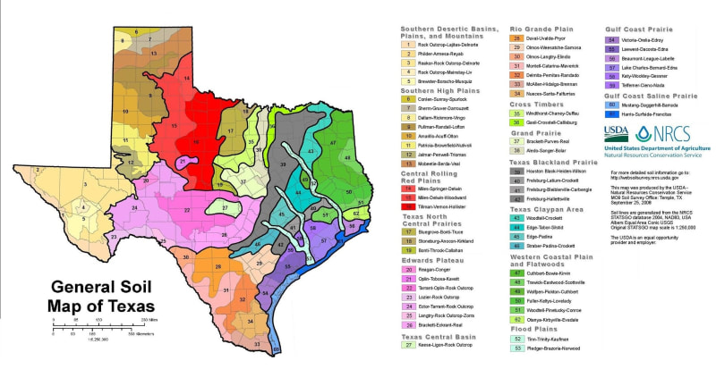 General Soil Map Of Texas - Fancie Shandeigh General Soil Map Of Texas - Fancie Shandeigh