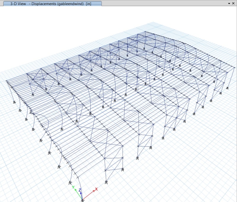 portal frame gable end wind load analysis | Eng-Tips