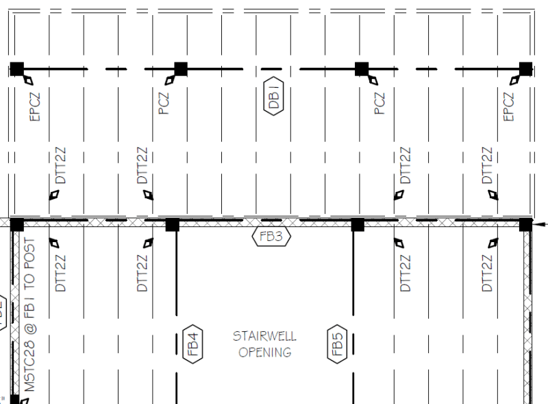 Wood Framing Horizontal Holddown representation on drawings | Eng-Tips