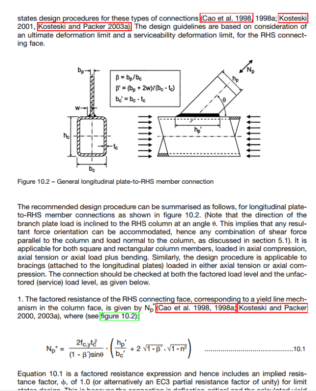 Shear Plate connection near end of Rectangular HSS | Eng-Tips