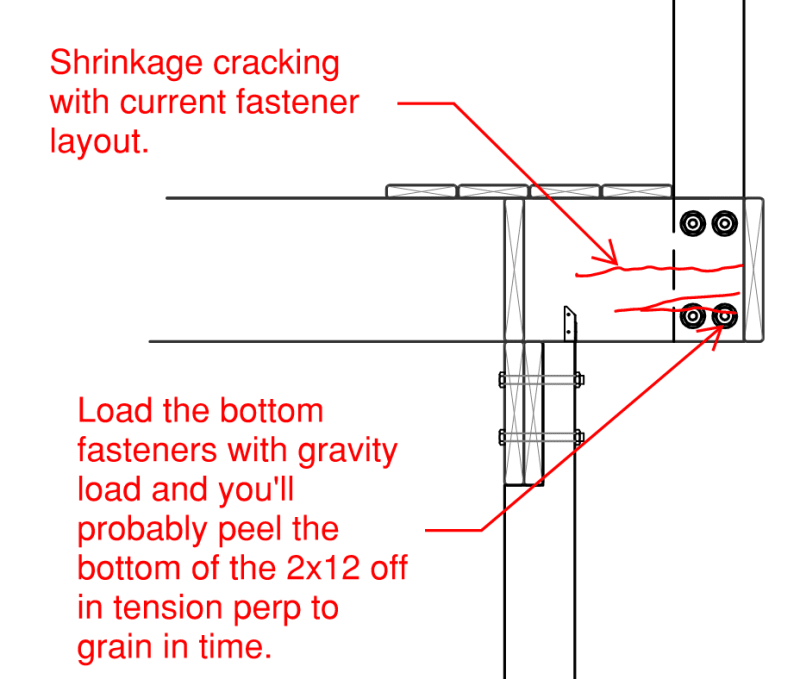 Roof column onto deck | Eng-Tips