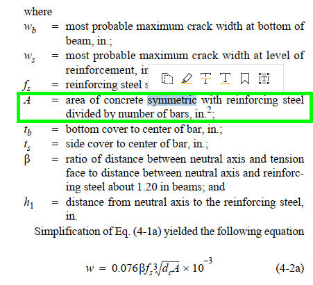 ACI-224R1-Crack Calculation | Eng-Tips