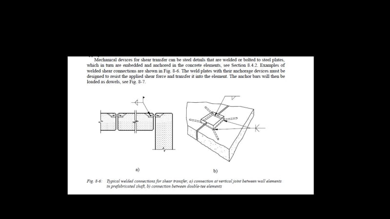 Precast core wall T joint and L joint detailing | Eng-Tips