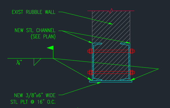 Steel beam supporting existing CMU | Eng-Tips