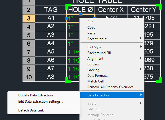 Autocad Tutorial Tables And Data Extraction