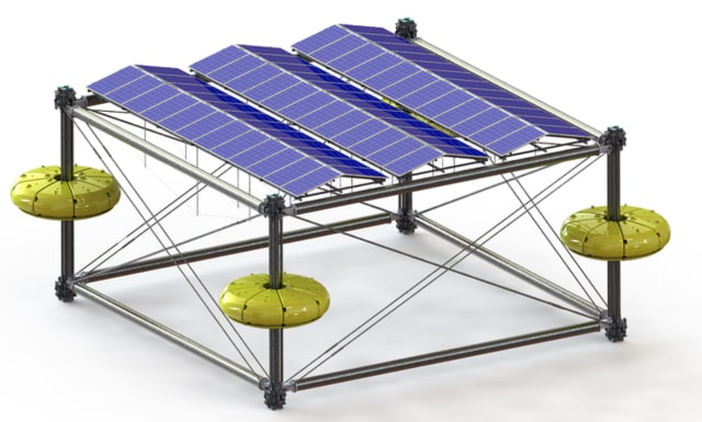 Floating Platform Produces Electricity from the Sun, Wind and Waves ...