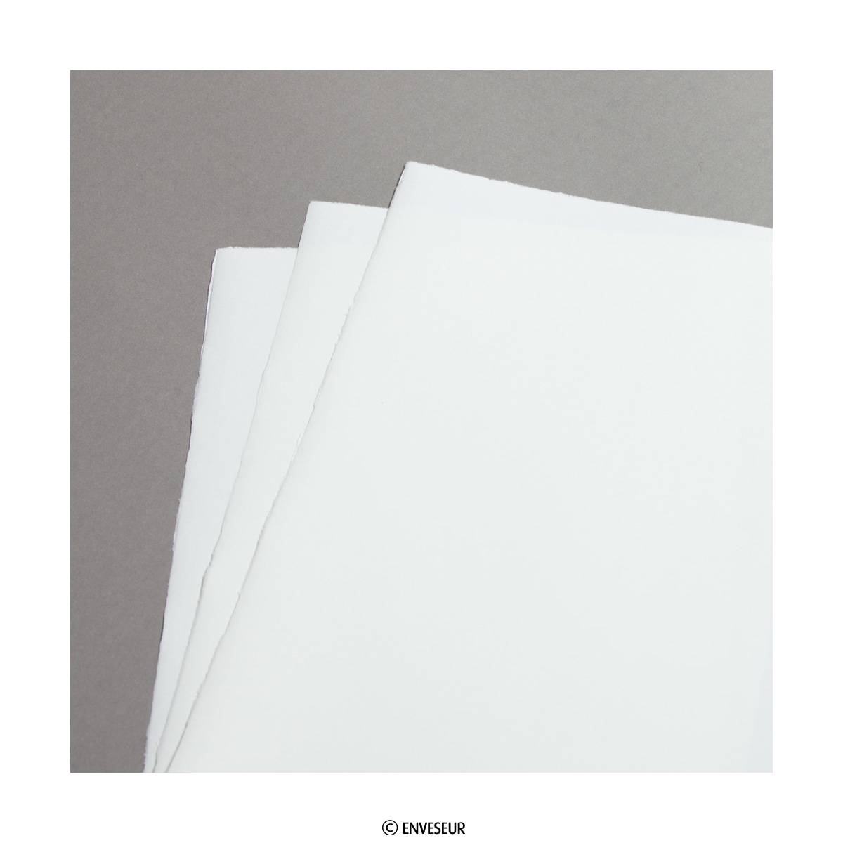 Papel artesanal blanco semi mate A4, 95 g | PDA3245345 | Sobres España