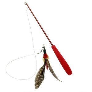 ZaBird Cat Wand with Guinea Fowl Attachment | ePETstore