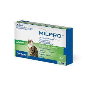 Buy Milpro Deworming Tablet For Cats Online | ePETstore