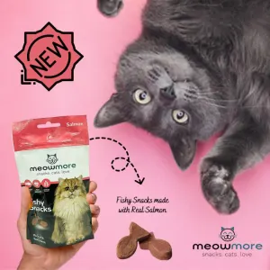 Buy Premium Meow More Cat Snacks MEATY & FISHY Delights for Health ...
