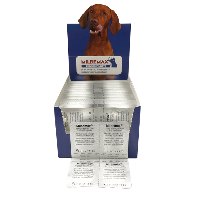Milbemax Chewable Deworming Tablets for Dogs over 5kg | ePETstore
