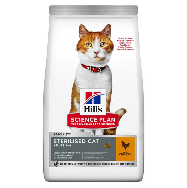 Hill’s Sterilised Dry Cat Food | ePETstore