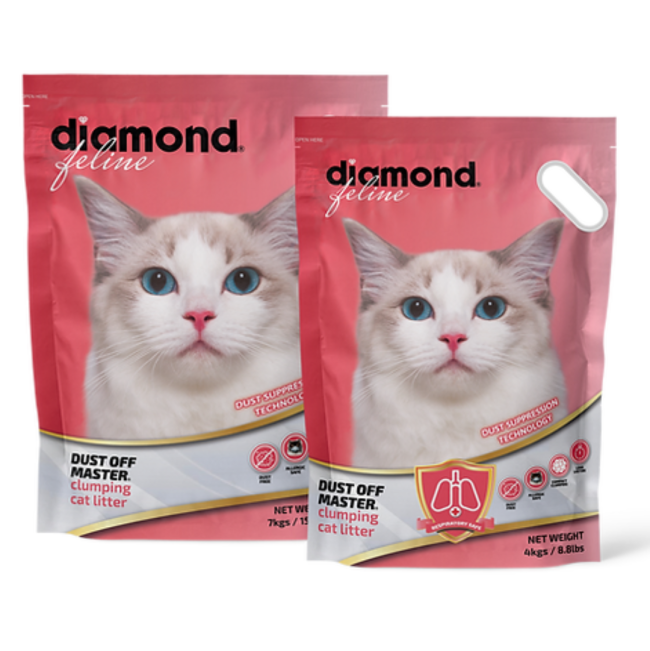 Shop Diamond Feline Clumping Cat Litter online | ePETstore
