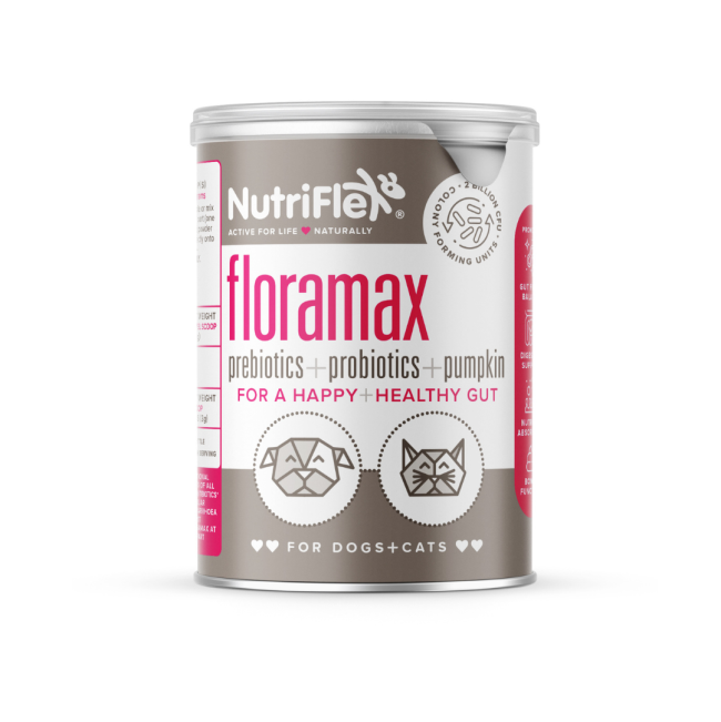 NutriFlex® FloraMax Natural Prebiotic & Probiotic for Dogs & Cats ...