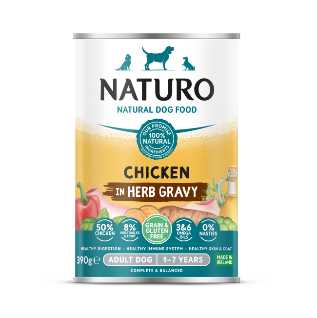 Naturo Grain & Gluten Free Chicken in Herb Gravy Dog Food | ePETstore