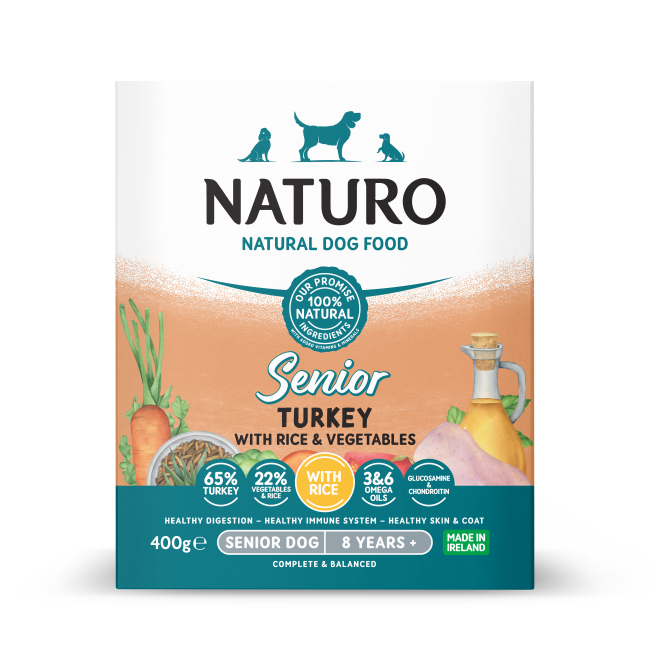 Naturo Turkey with Rice and Veg Senior Wet Dog Food | ePETstore