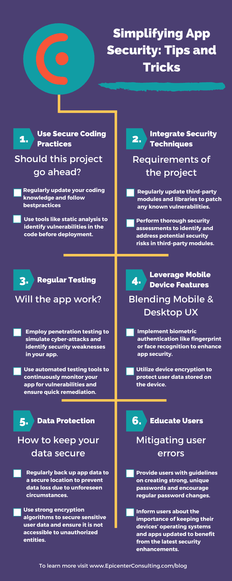 Tips And Tricks For App Development Infographic