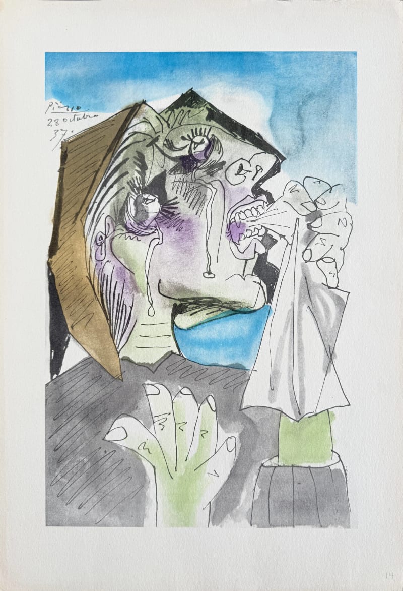 Pablo Picasso - Weeping Woman (1937), 1946 - Epicentrum Art Gallery