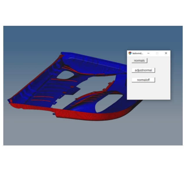 Correcting The Normals For Hypermesh File By Using The Tcl