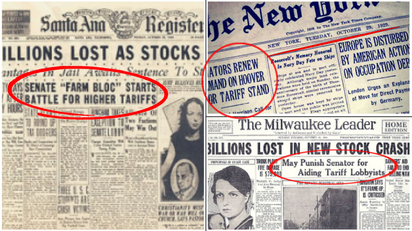 Smoot-Hawley Tariff Caused Crash of 1929; History Books in Need of ...