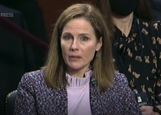 Judge Barrett Promises To Keep Open Mind on Major Issues; Distances ...