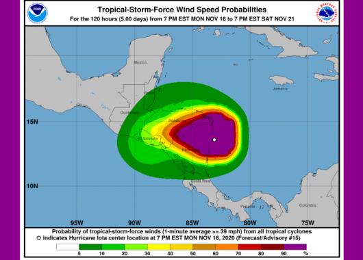 Hurricane Iota Hits Nicaragua's Caribbean Coast As Category 5 Storm ...