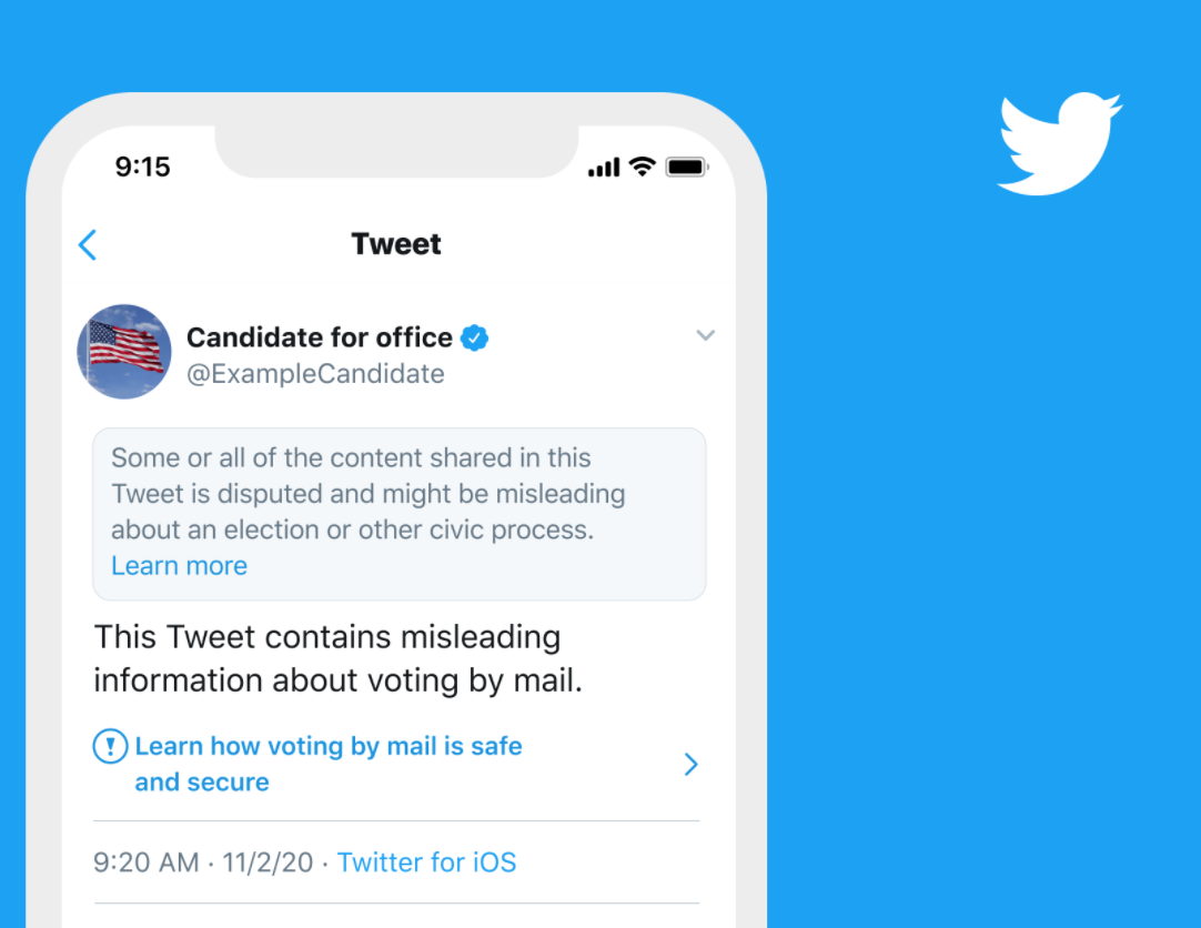 Twitter Outlines Plan for Labeling Tweets From Candidates Who Claim ...