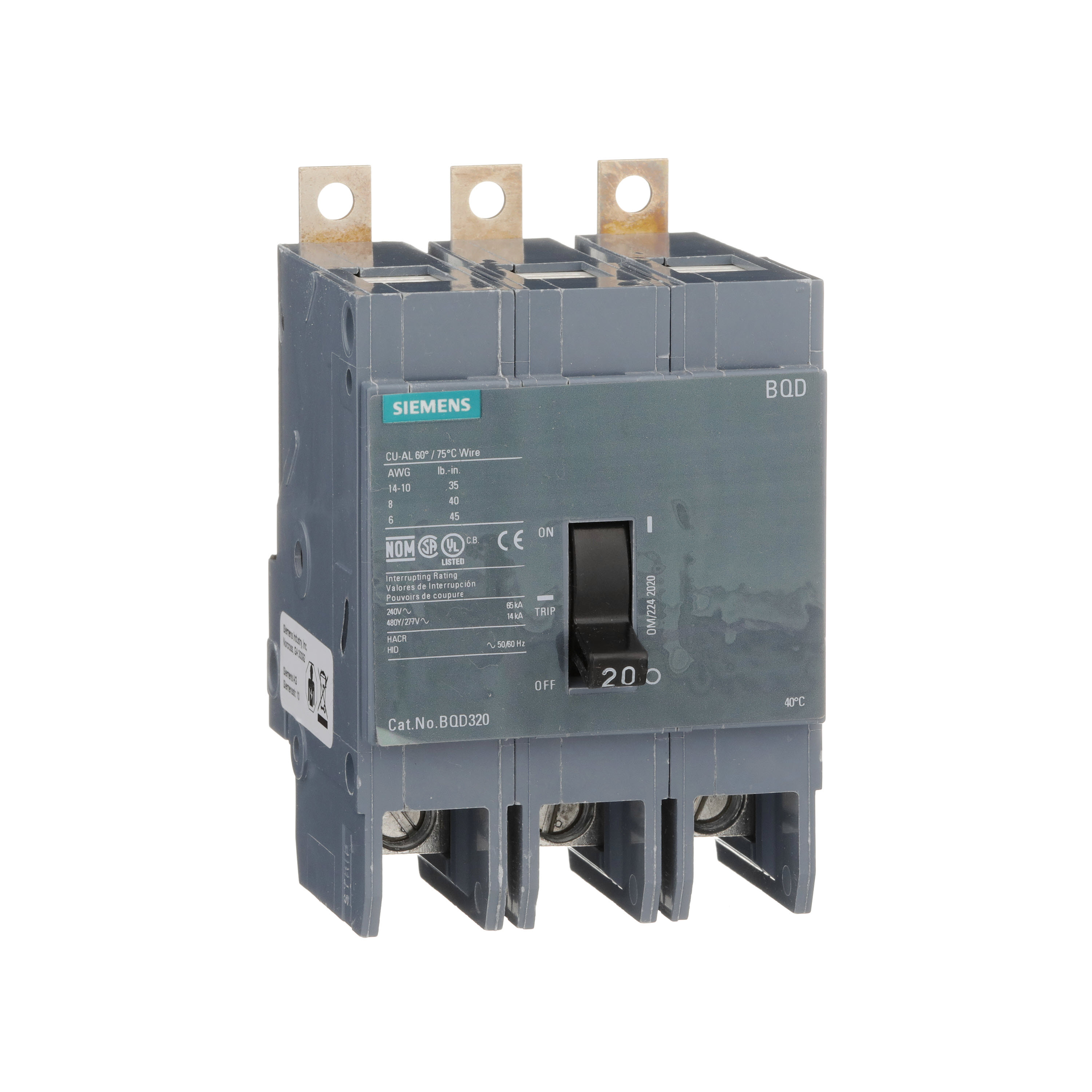 BQD320 Molded Case Circuit Breaker by SIEMENS