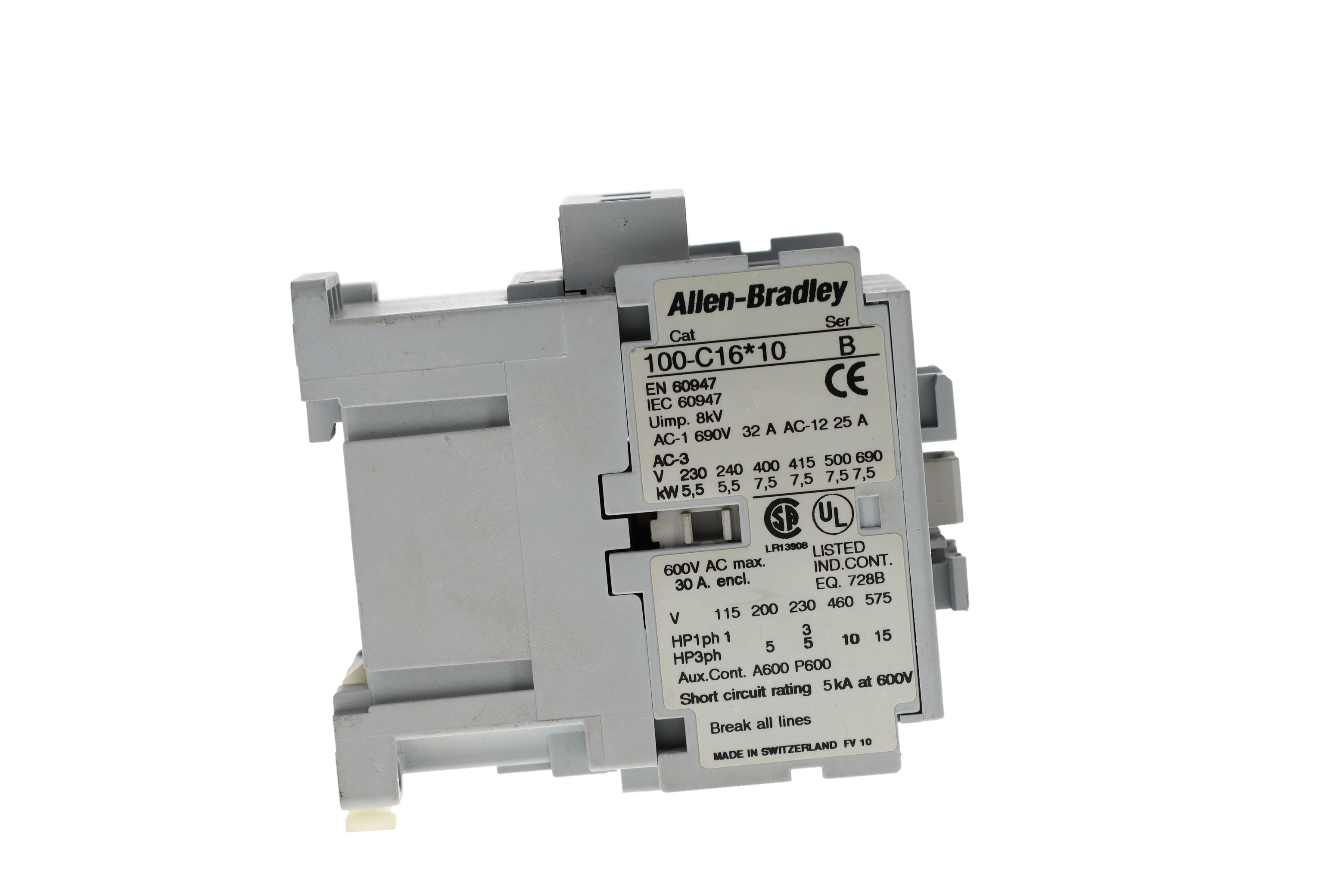 100-C16D10 Contactor by ALLEN BRADLEY
