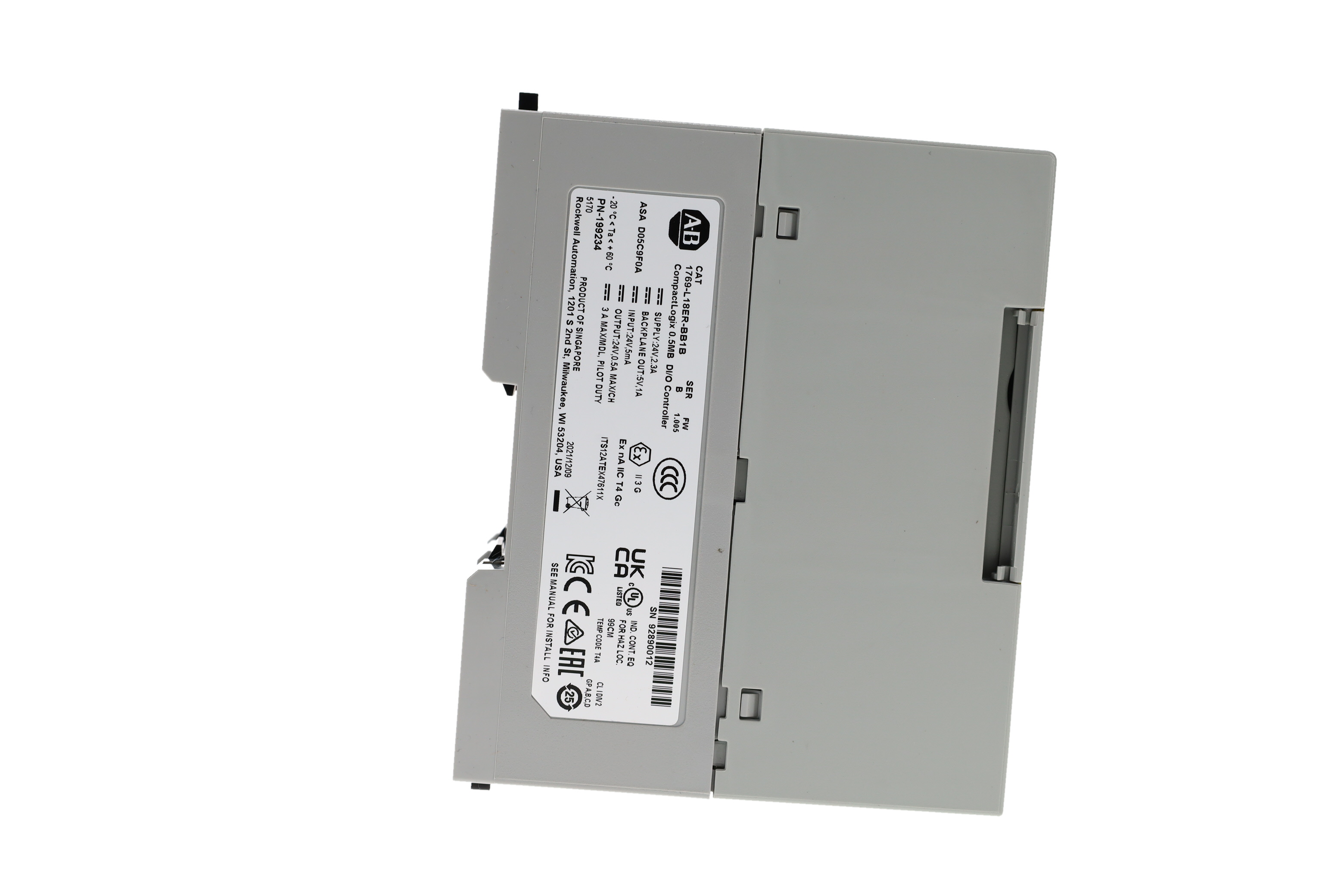 1769-L18ER-BB1B PLC Module/Rack by ALLEN BRADLEY