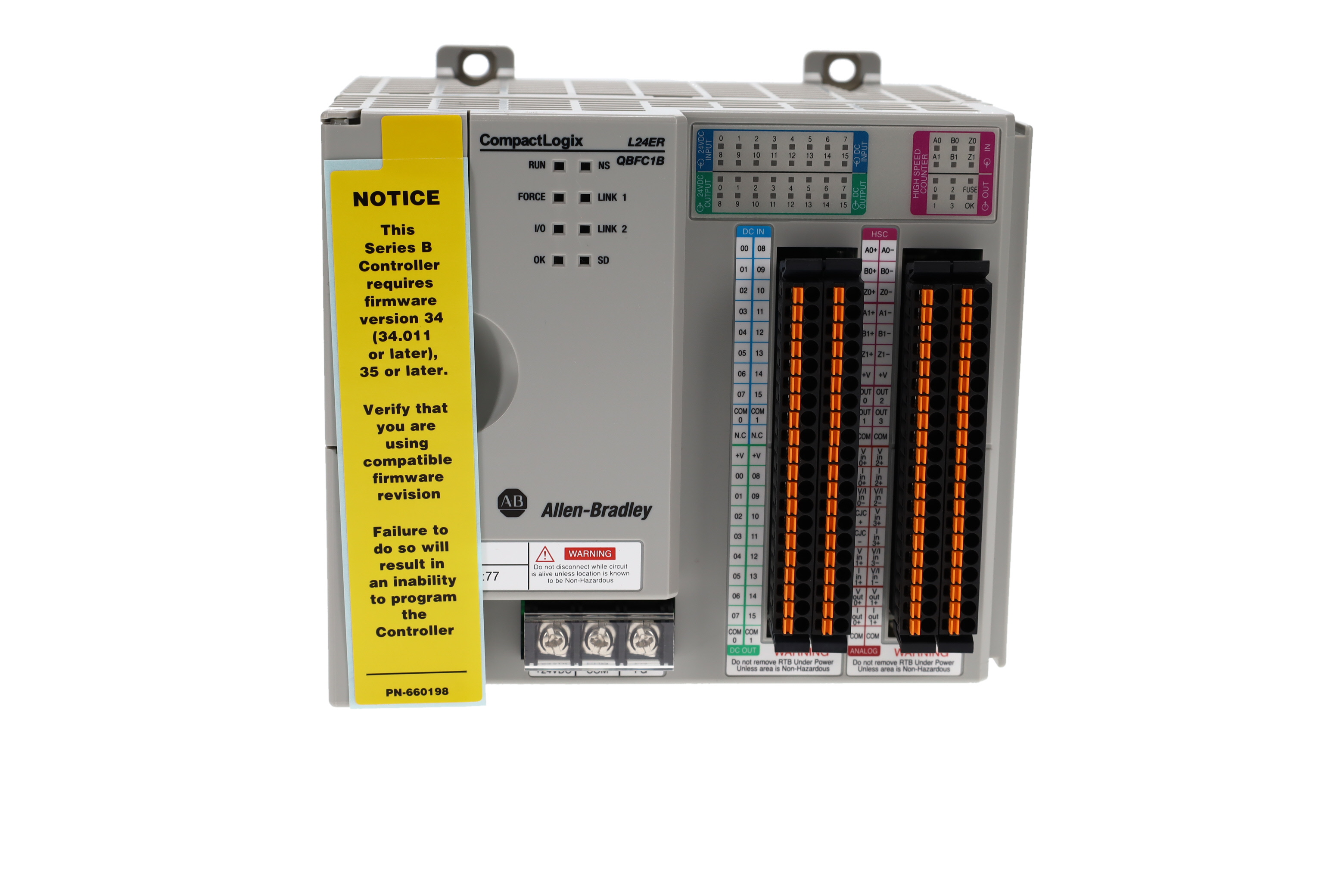 1769-L24ER-QBFC1B PLC Module/Rack by ALLEN BRADLEY