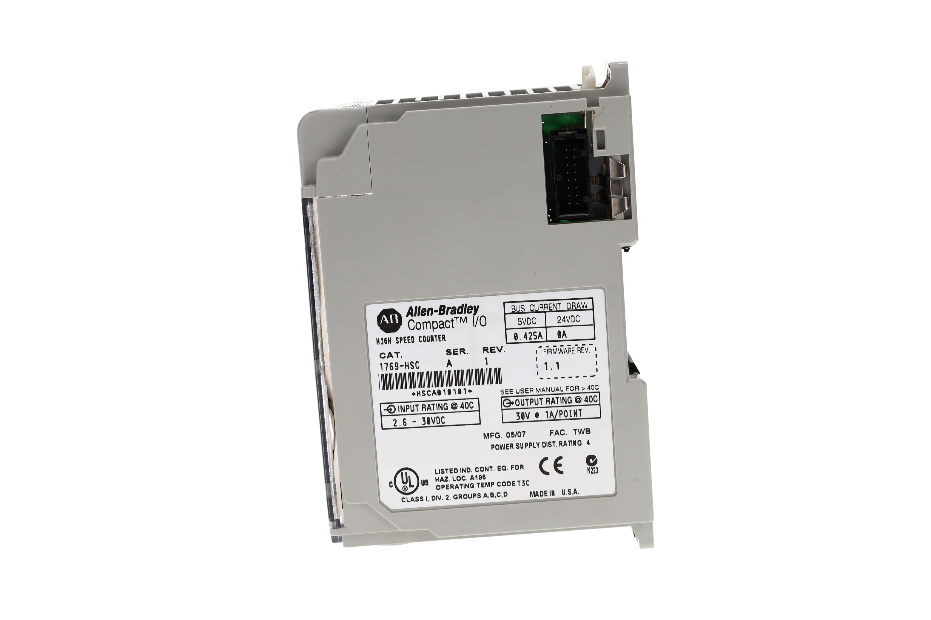 1769-HSC PLC Module/Rack by ALLEN BRADLEY